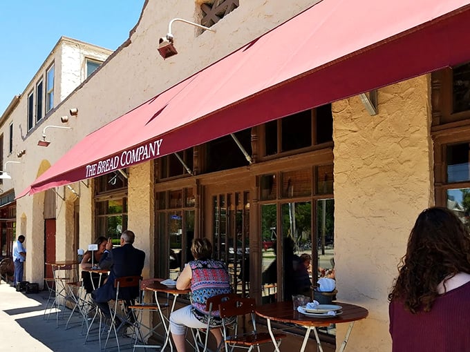 Sidewalk seating that transports you straight to a Parisian boulevard. Coffee, conversation, and people-watching—the holy trinity of a perfect afternoon.