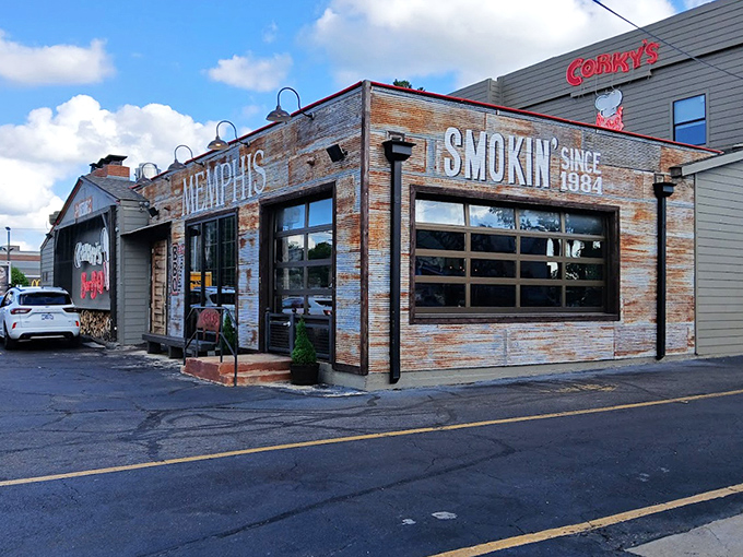 "Smokin' Since 1984" isn't just a slogan—it's a testament to decades of perfecting the art of transforming pig into paradise.