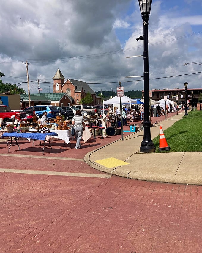 Millersburg's outdoor market extends the treasure hunting beyond store walls, proving that in Ohio's Amish Country, antiquing isn't just shopping – it's community.