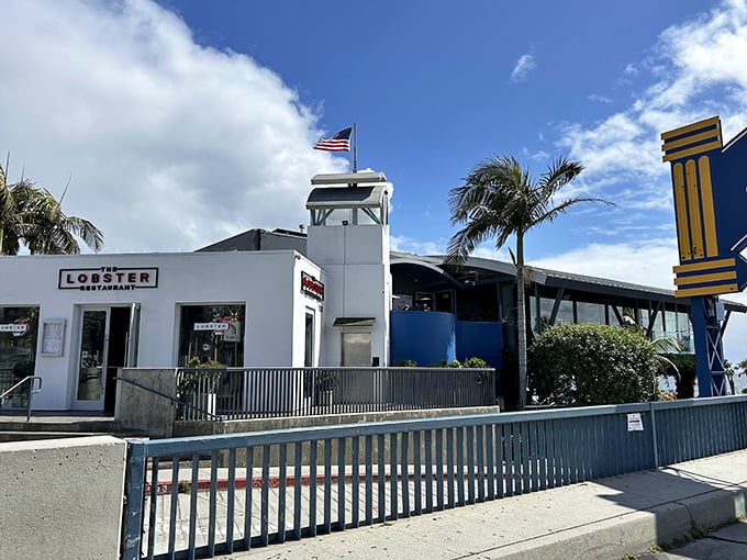 From the outside, you might mistake it for just another beachside building, but locals know this white structure houses some of California's finest seafood.