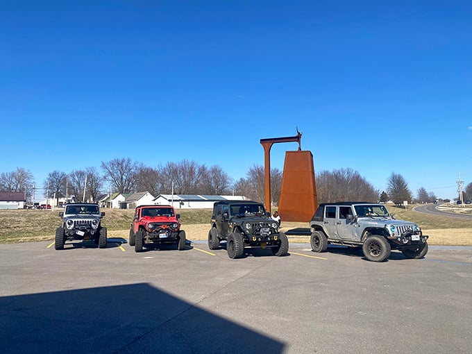 Even the parking lot view proves this attraction delivers on its promise of unforgettable roadside wonder.