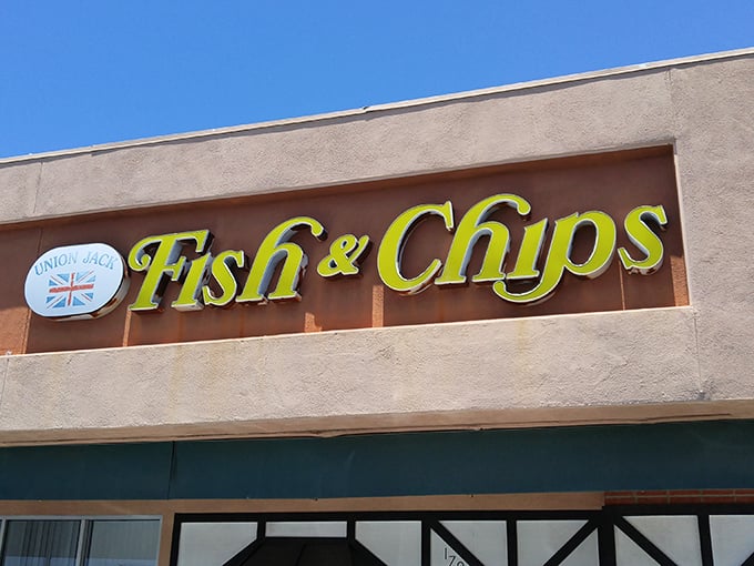 That sign isn't just announcing a restaurant – it's a beacon of hope for anyone who's ever suffered through soggy, disappointing fish and chips elsewhere.