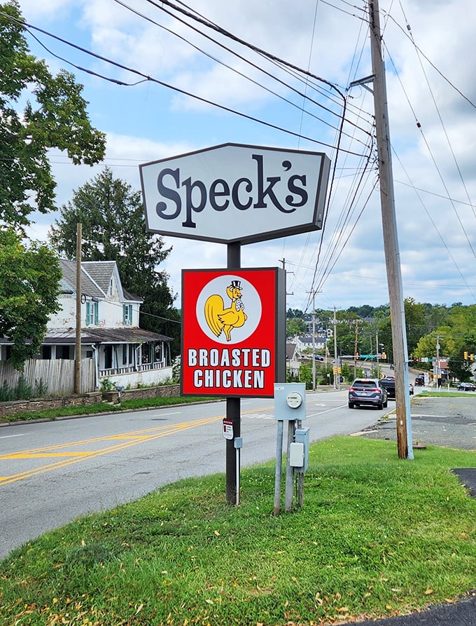 That sign isn't just advertising chicken—it's a landmark, a beacon, a promise that some wonderful things never change.