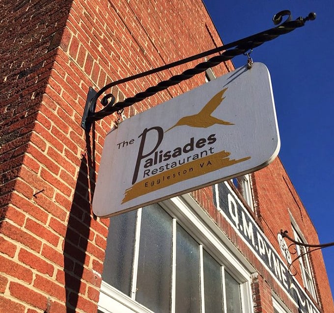 The sign that started a thousand road trips – simple, understated, and hiding the best steak secret in Virginia.