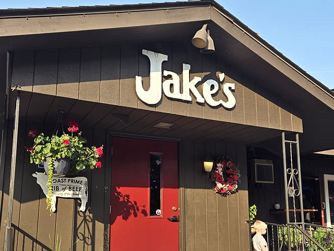 Jake's entrance promises exactly what it delivers – no-nonsense excellence wrapped in Wisconsin hospitality.