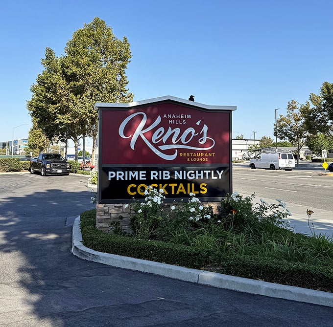 The roadside sign proudly announces "Prime Rib Nightly" – three words that have caused more spontaneous U-turns than any GPS recalculation.