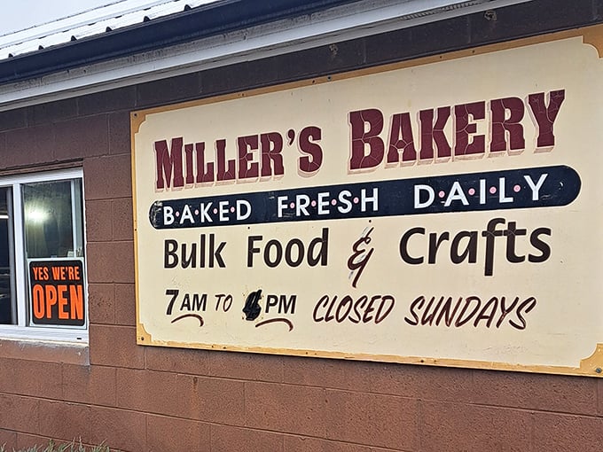 The sign says it all – "Baked Fresh Daily." Four simple words that explain why people drive for hours just to stand in line here.