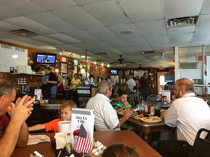 Where generations gather around tables that have heard more stories than most therapists – the heart of Just Us Café beats strongest at breakfast.