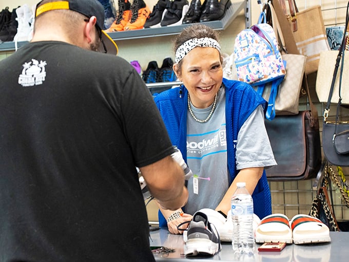 The heart of Goodwill—where friendly staff turn your purchases into opportunities for job training and community support.