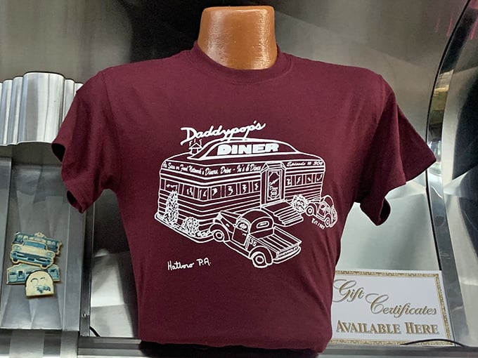 When a diner sells merch, you know it's not just a restaurant but an institution. This shirt isn't fashion—it's a badge of breakfast honor.
