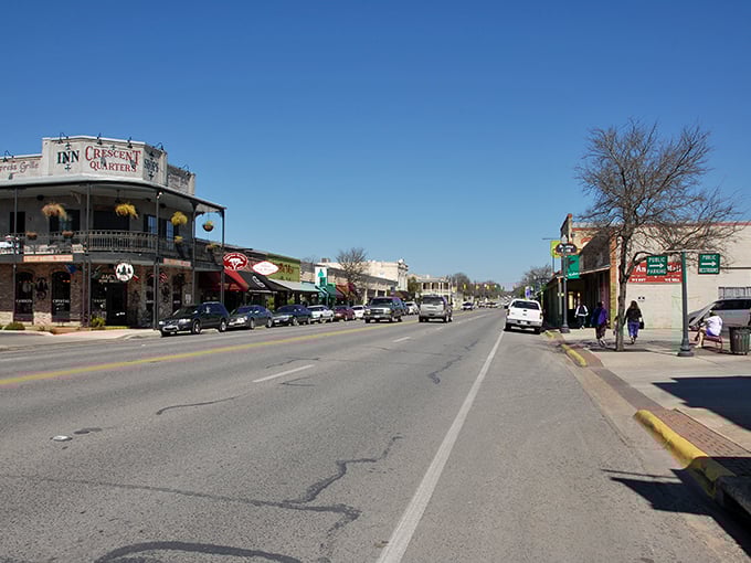 Main Street stretches before you like a promise of discoveries to come—historic storefronts, local eateries, and the unhurried pace that makes Boerne special.