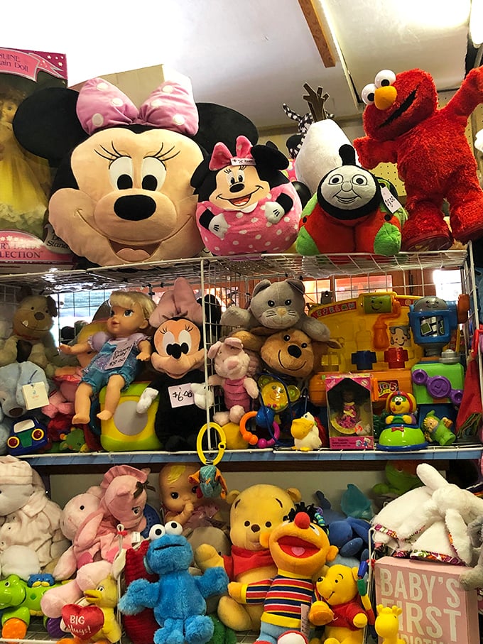The island of misfit toys, except these plush friends are just waiting for their forever homes. Childhood memories sold separately.