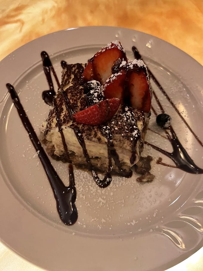 Tiramisu that strikes the perfect balance between coffee, cream, and chocolate—the dessert equivalent of hitting the jackpot on your first slot pull.