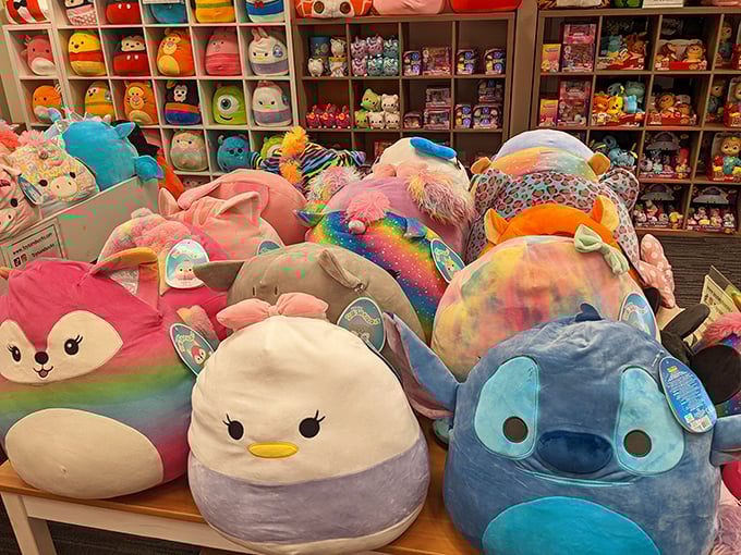 A plush paradise where childhood nostalgia meets adult purchasing power – your inner kid just hit the jackpot.