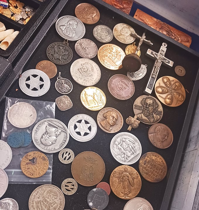 Coins and medals that jingle with history – each one a metallic time capsule from places and moments long past.