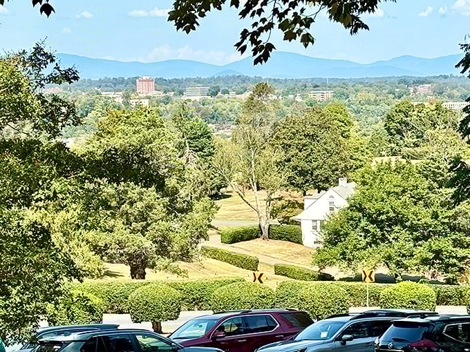 Mountain views that pair perfectly with fried chicken, like a colonial-era wine pairing.
