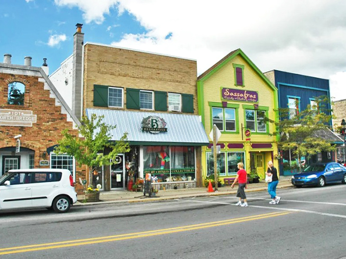 These colorful storefronts aren't just buildings—they're the beating heart of a community where shopkeepers know your name and your coffee order.