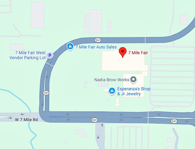 16. 7 mile fair map