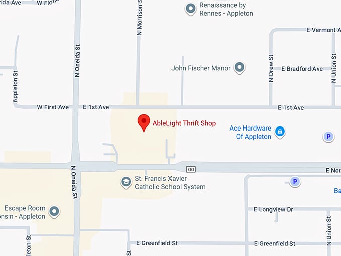 16. ablelight thrift shop map