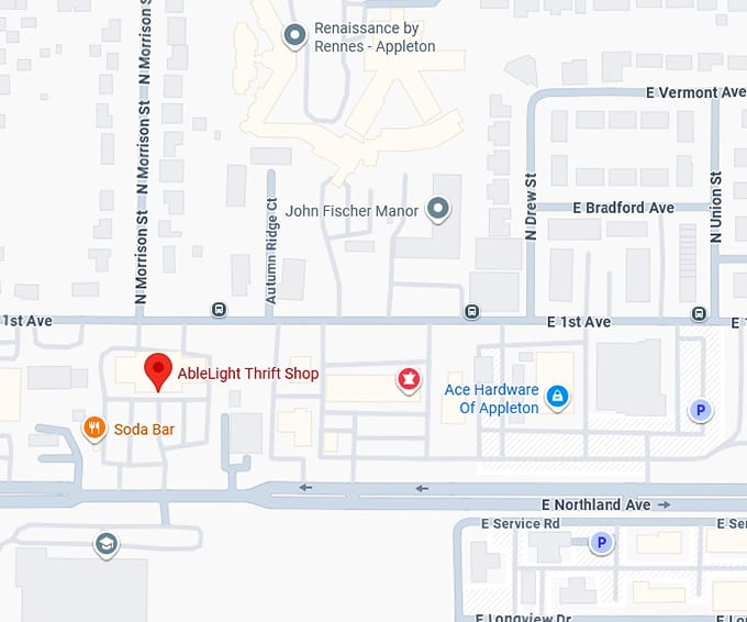 16. ablelight thrift shop map