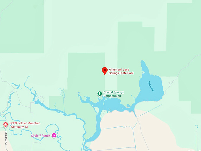 16. ahjumawi lava springs state park map