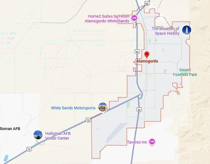 16. alamogordo map
