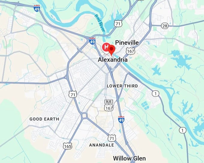 16. alexandria map