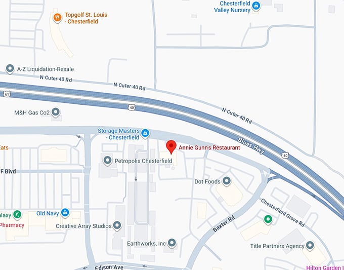 annie gunn's restaurant map