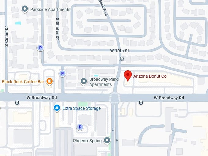 16. arizona donut co. map