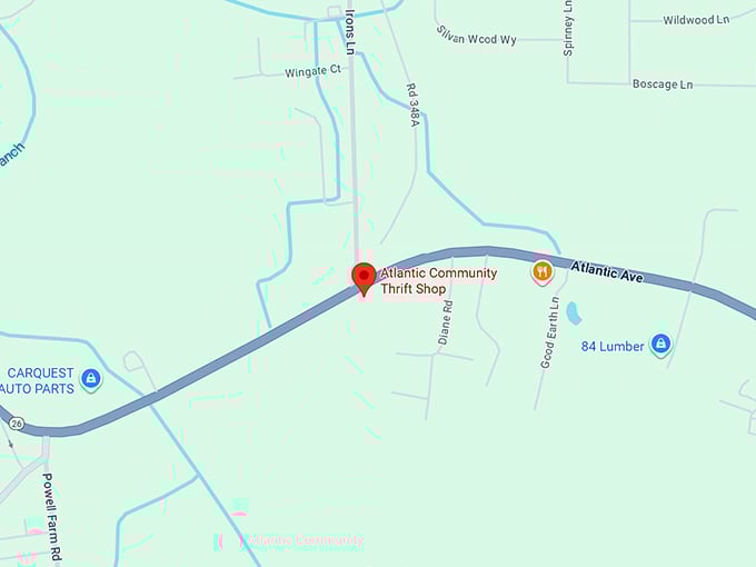 16. atlantic community thrift shop map