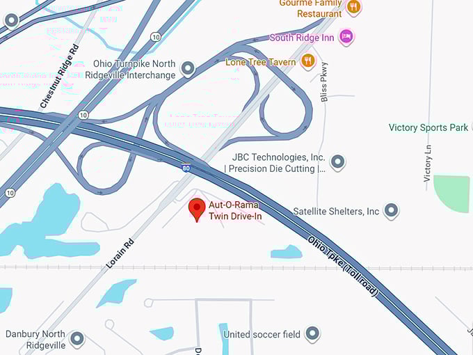 16. aut o rama twin drive in map