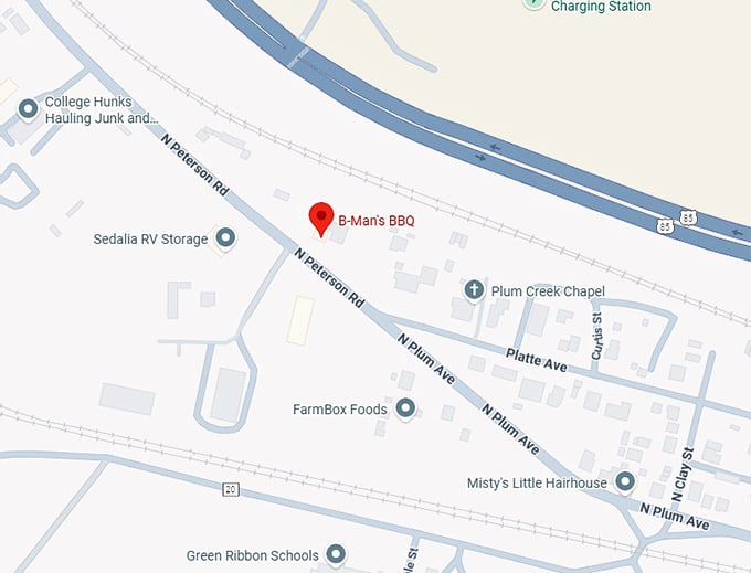 16. b‑man’s bbq map