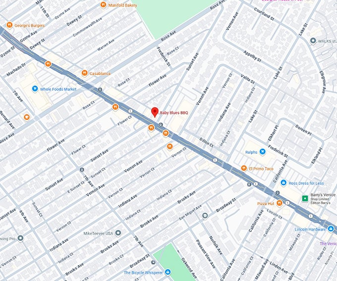 16. baby blues bbq map