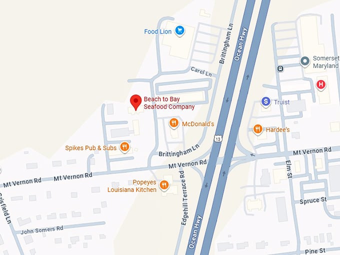 16. beach to bay seafood company map