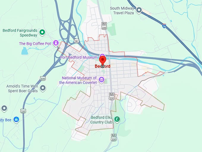 16. bedford map