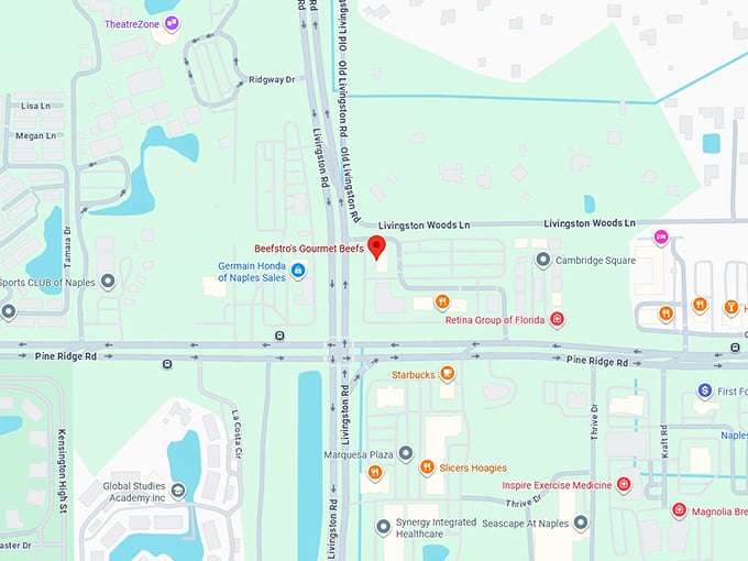 16. beefstro's gourmet beefs map