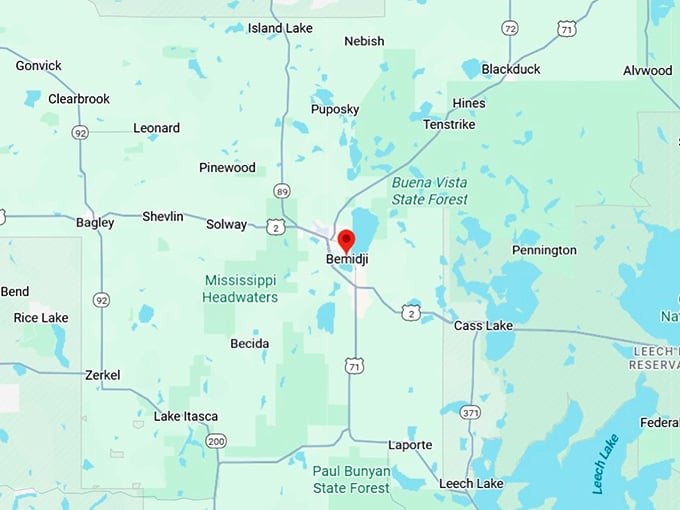 16. bemidji map