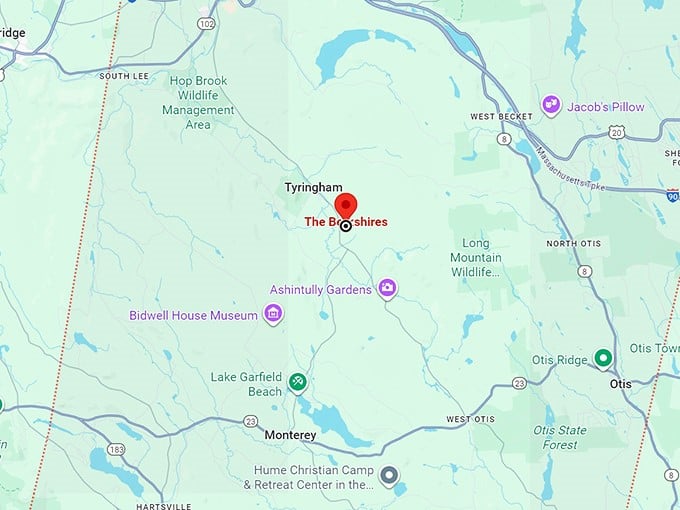 16. berkshires, ma map