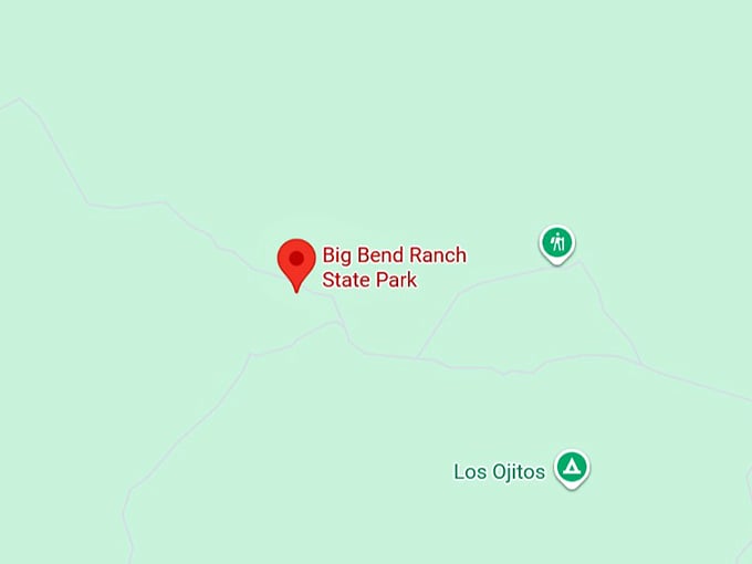 16. big bend ranch state park map