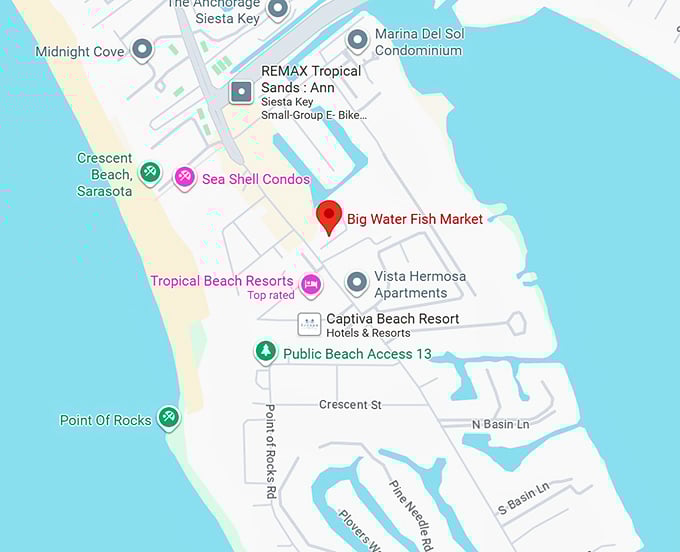 16. big water fish market map