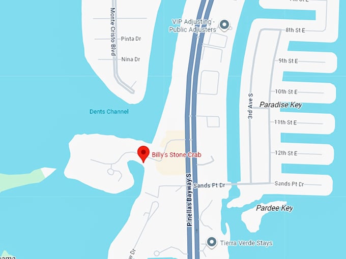 16. billy's stone crab map
