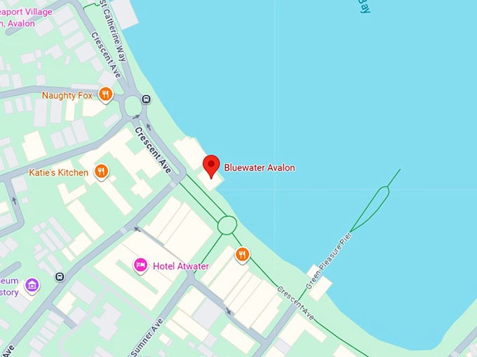 16. bluewater avalon map