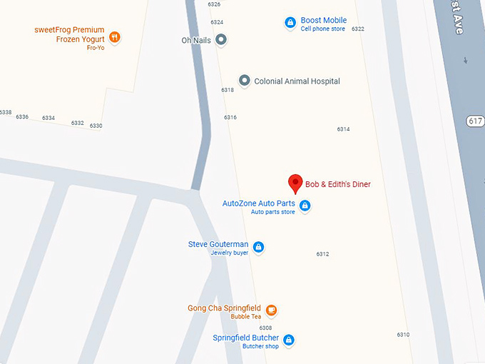 16. bob & edith’s diner map