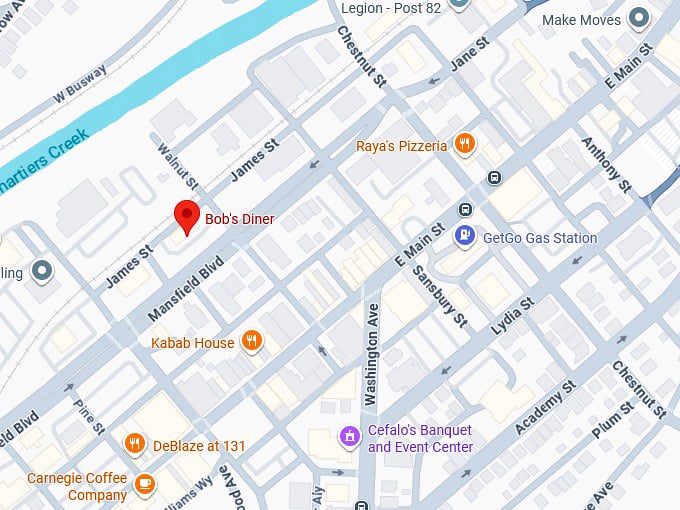 16. bob’s diner map