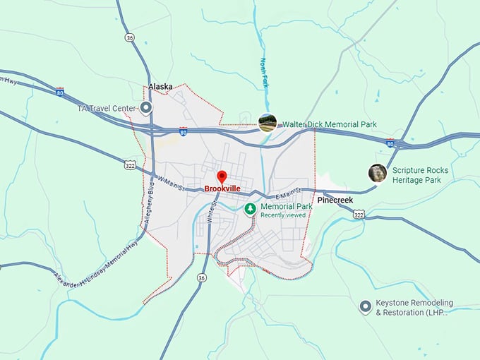 16. brookville map