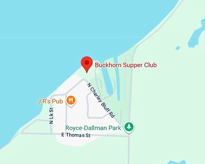 16. buckhorn supper club map