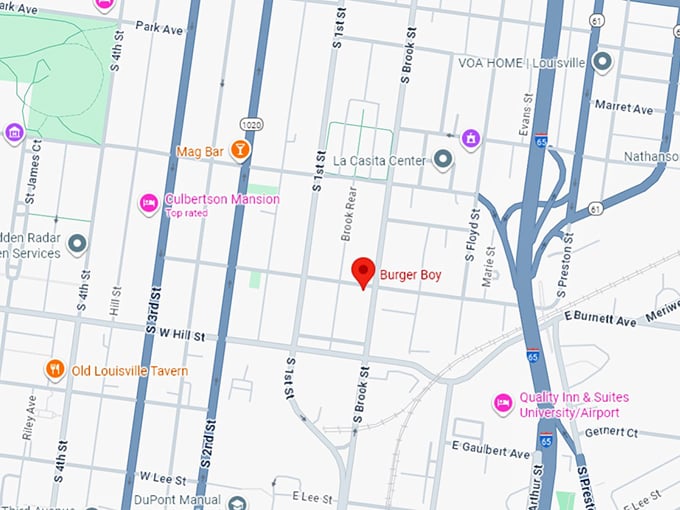 16. burger boy map