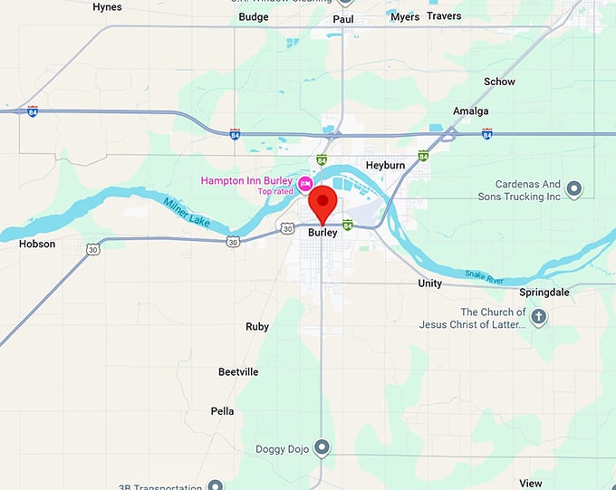 16. burley map