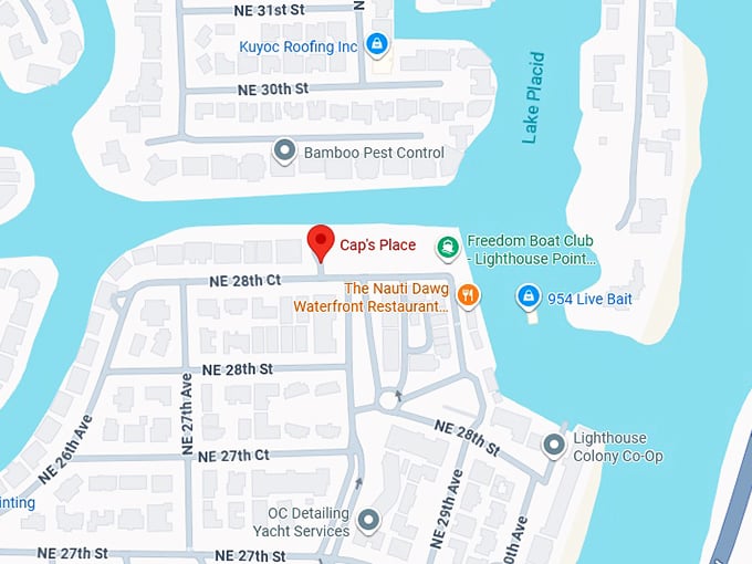 16. cap’s place map