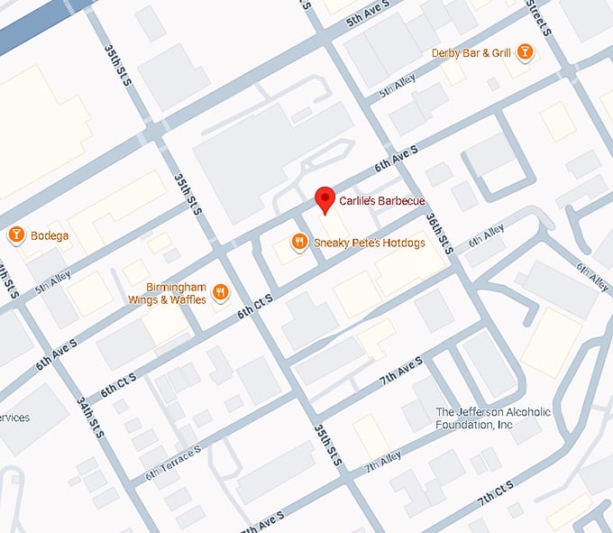 16. carlile’s barbecue map